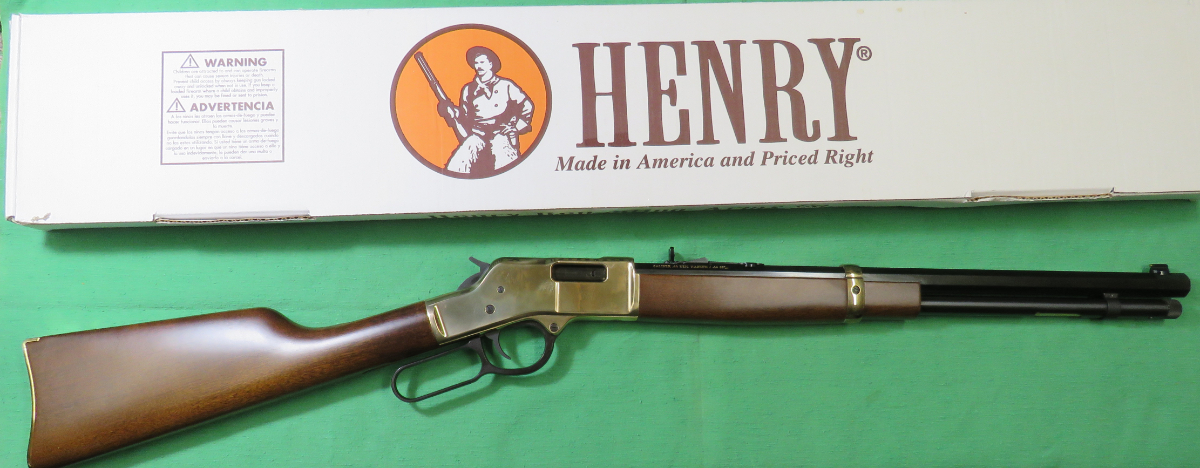Henry Big Boy Brass Octagon Lever Action Rifle, 44 Magnum, As New in ...