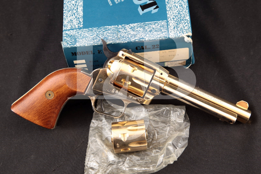 Tanfoglio Model E15 E-15 Buffalo Scout .22 L.R. Convertible, Gold-Tone ...