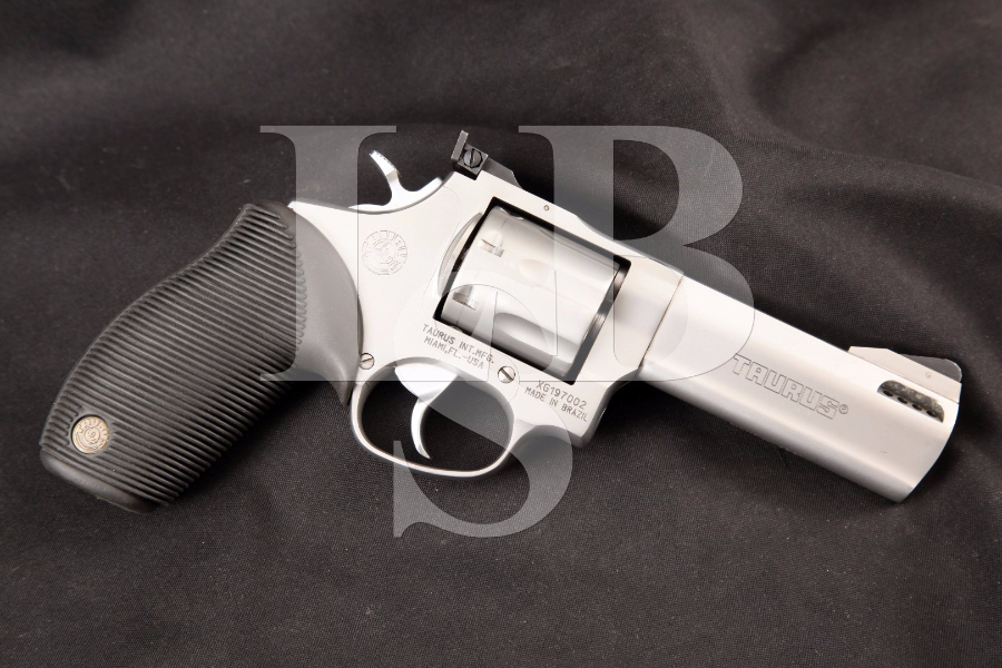 Taurus, Brazil Model Tracker 627ss4, Stainless Steel 4" Ported Double ...