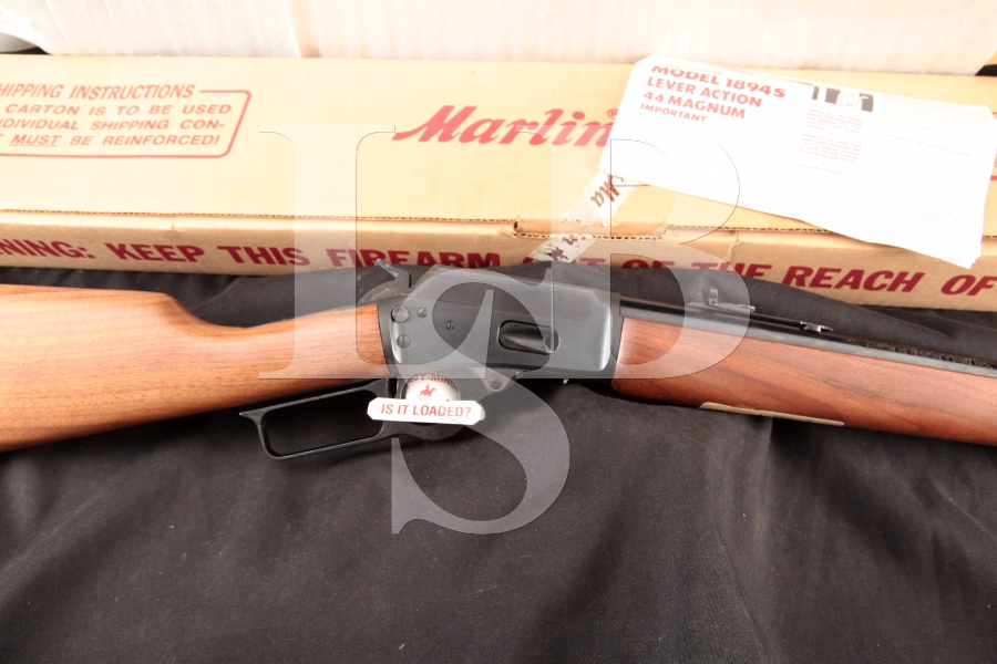 Marlin Model 1894s Standard, Blue 20" Mint Lever Action Rifle & Box ...