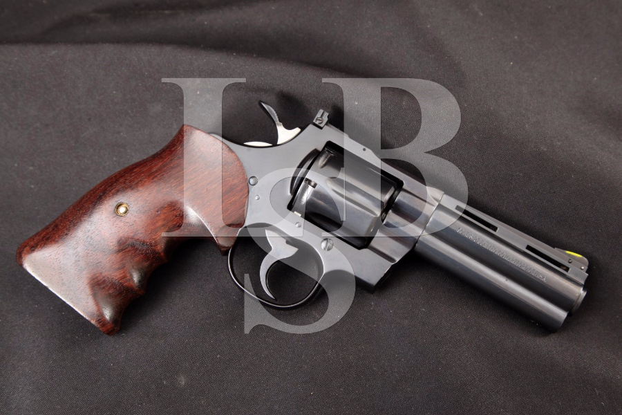 Colt Python Model I3640, Blue 4” 6-Shot Da/Sa Double Action Revolver ...