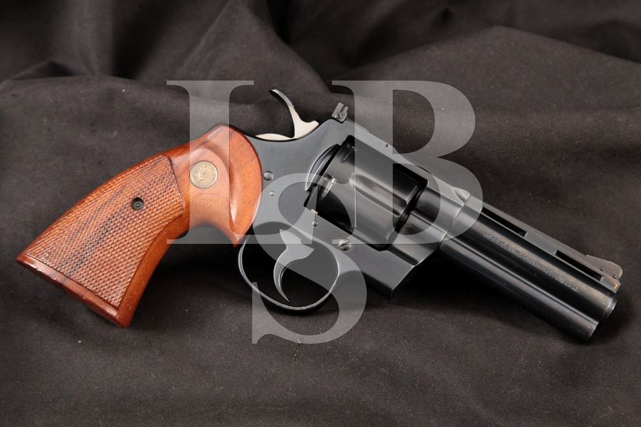 Colt Python Model I3640, Blue 4” 6-Shot Da/Sa Double Action Revolver ...