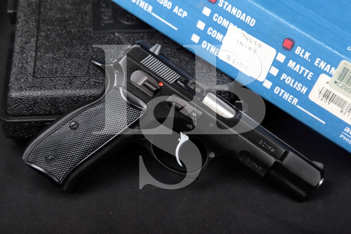 Cz Model 85, Black Polycoat 4.6" Sa/Da Ambidextrous Controls Semi ...