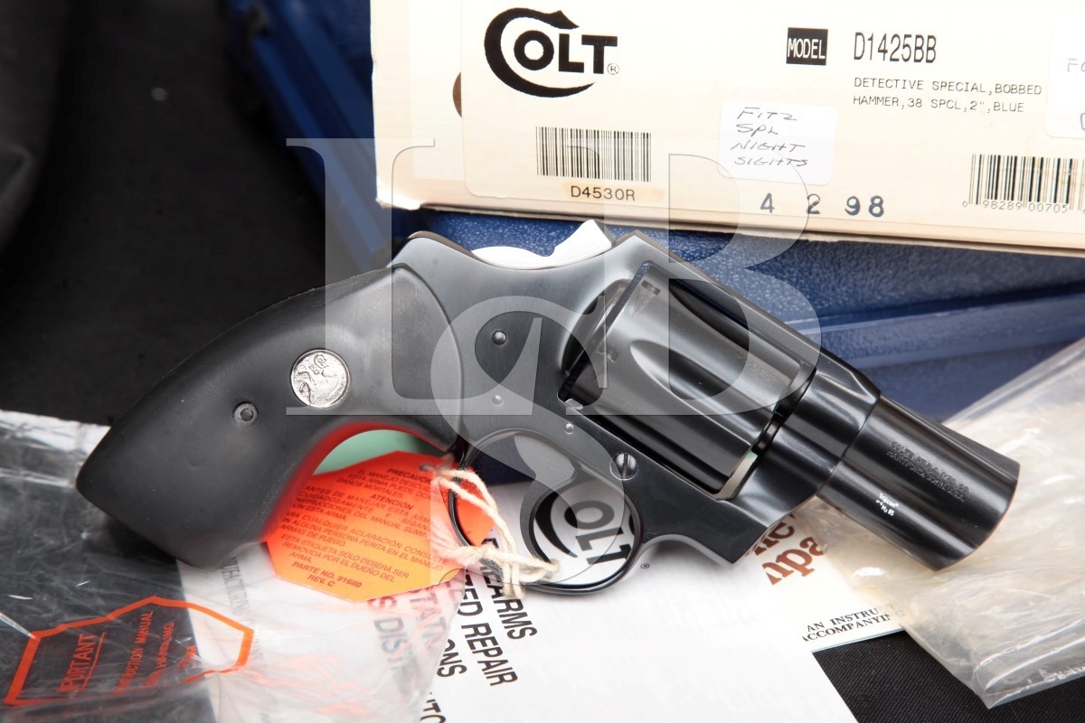 Colt Model Bobbed Detective Special 4th Issue D1425bb, Blue 2" Double ...