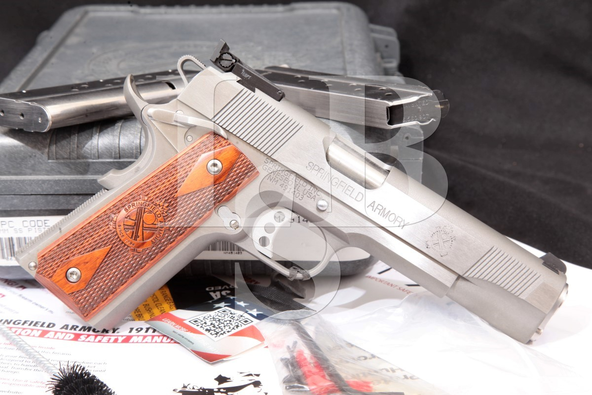 Springfield Armory (Geneseo, Il) Model 1911-A1 1911 Loaded Pi9134lca ...