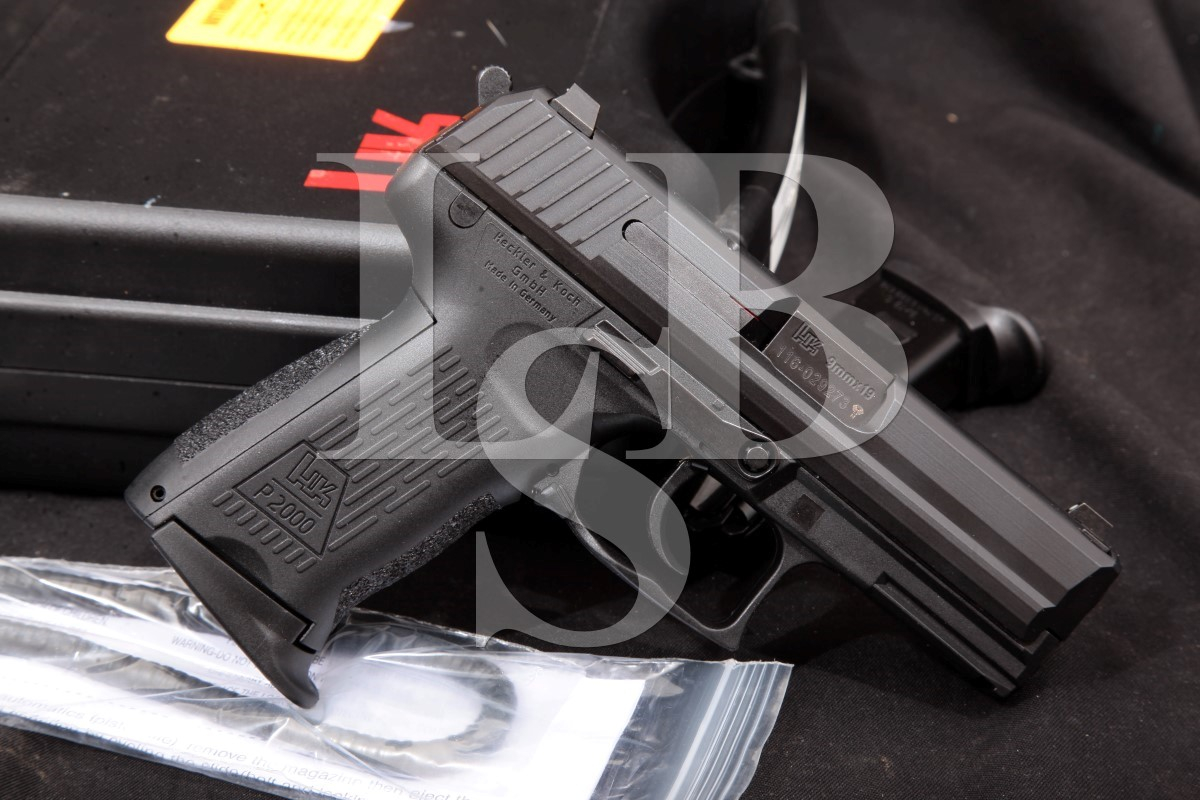 Pictures: Heckler & Koch HK H&K Model P2000-V3, Black 3 1/2" SA/DA Semi ...