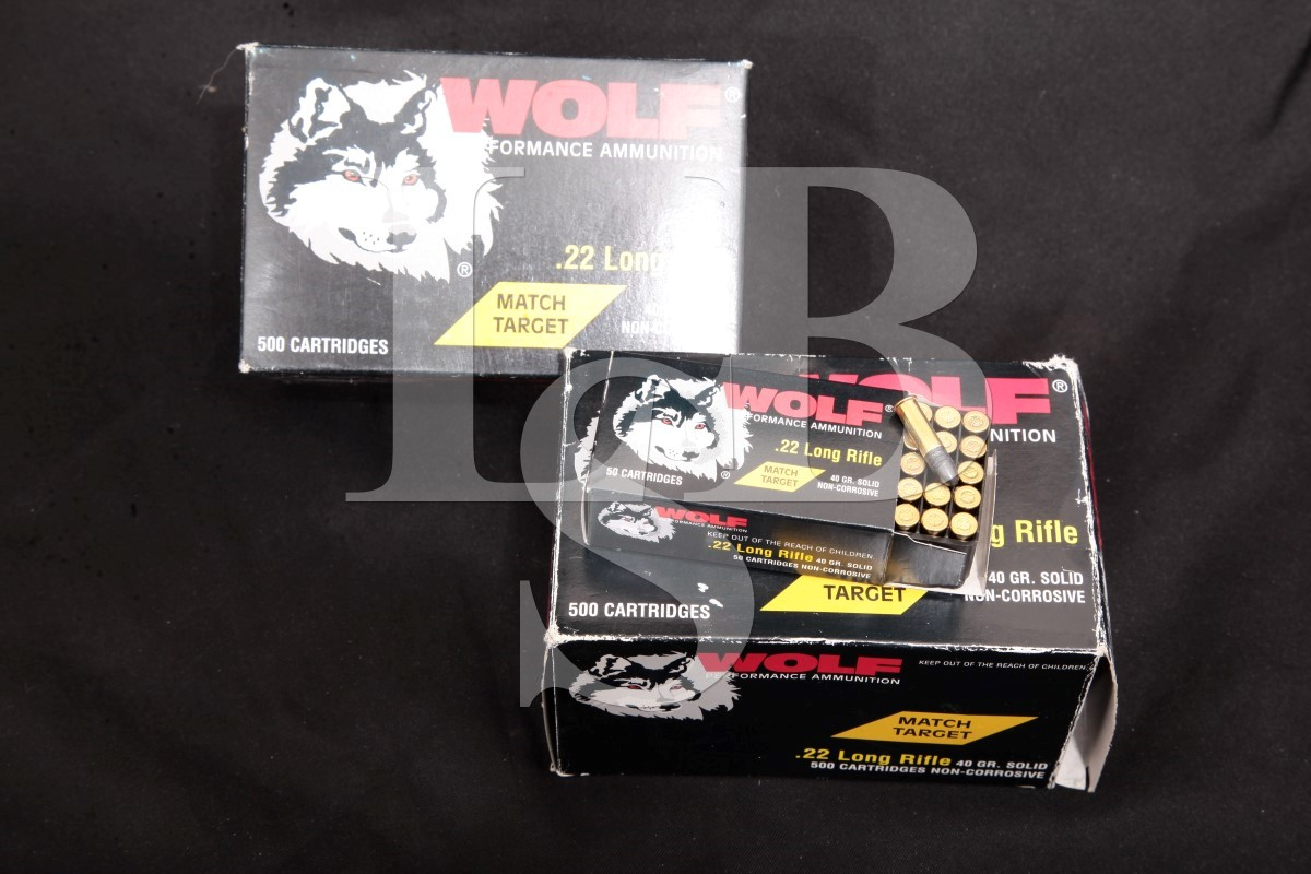1000x .22 Lr Wolf Target Match Factory Ammunition Ammo .22 Lr For Sale ...