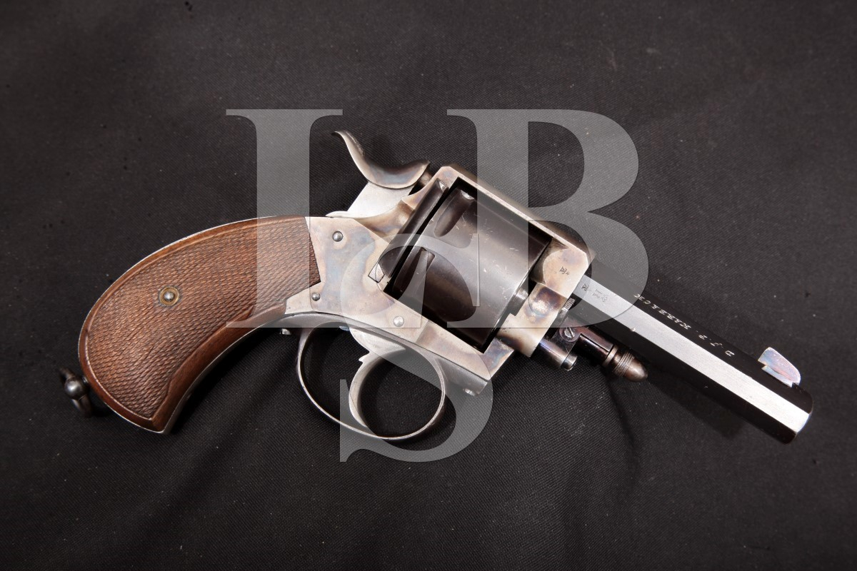 Belgian Dutch Police Revolver, Blue & Case Color 3 1/2" Sa/Da Double ...