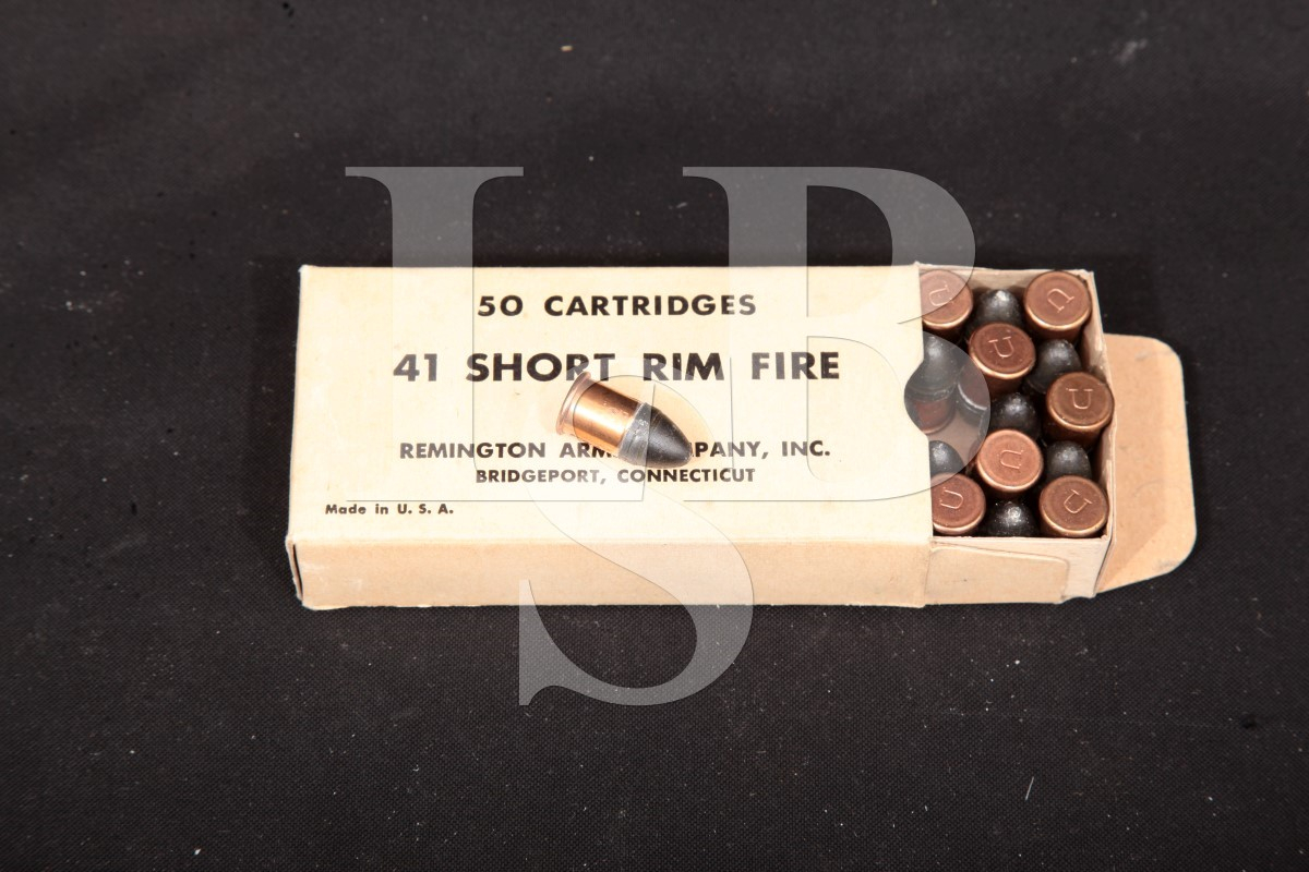 50x 41 Short Rimfire Remington "Kleanbore" Pistol / Revolver ...