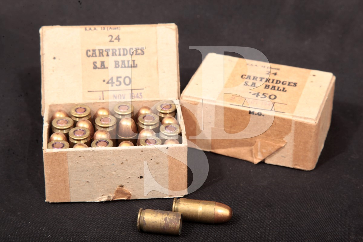 25x .45acp 45 Auto 230 Grain Fmj Australia Ww2 Plus 14x Fired Cases In ...