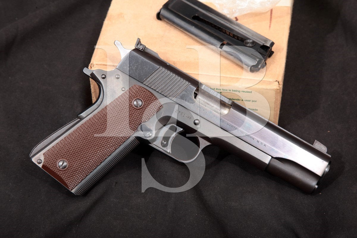 Colt Custom Gold Cup National Match .38 Mid-Range, Blue 5" Mk. Iii Barrel Sa Semi-Automatic ...