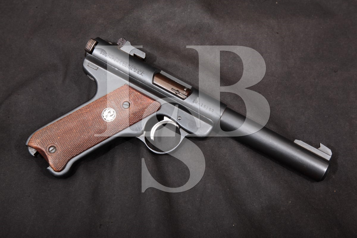 Sturm, Ruger & Co. Inc Mark Mk I Mki, Blue 5 1/2" Bull Barrel Sa Single ...
