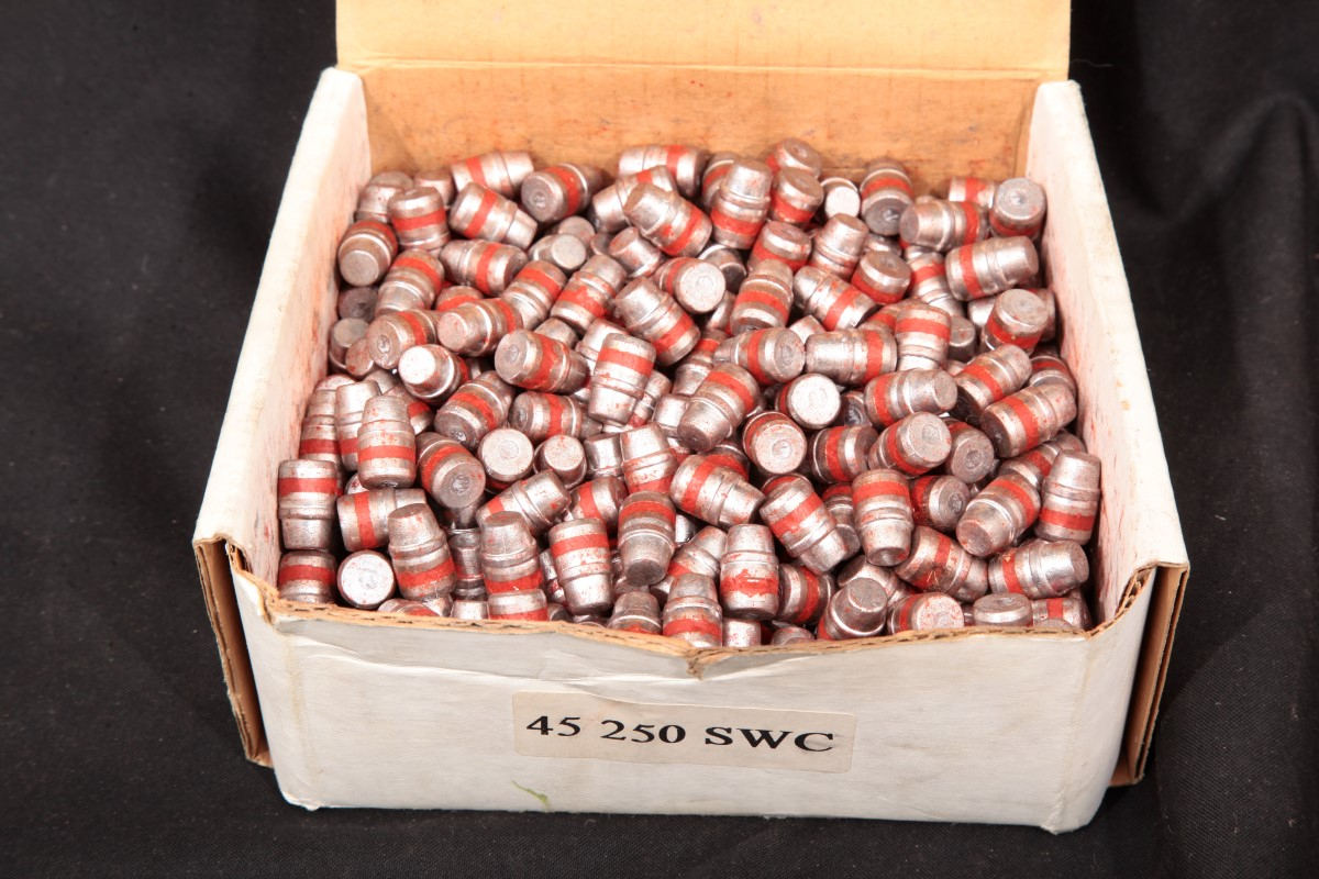 500x .45 Cal 250 Grain Lead Semi Wad Cutter Lswc Sure Fire Bullets .45 ...