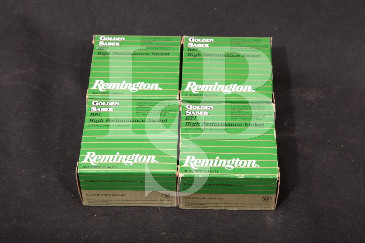 100x .357 Magnum Remington 125 Gr. Brass Jacketed Hollow Point ...