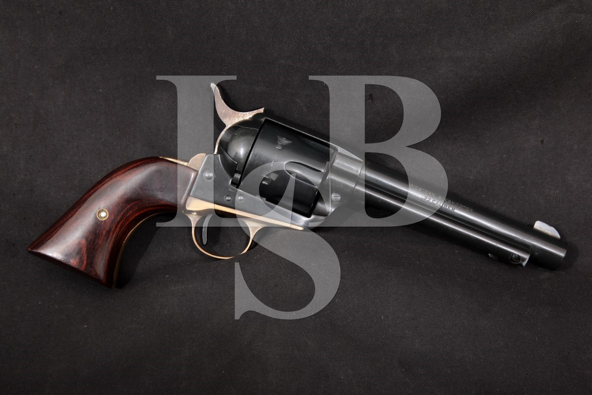 Hawes Firearms Model Western Six Shooter, Black & Brass 5 1/2" Single ...