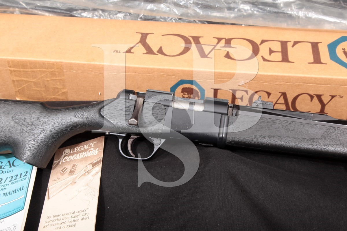 Daisy Legacy Model 2202, Black 19" Bolt Action Magazine Fed Synthetic ...