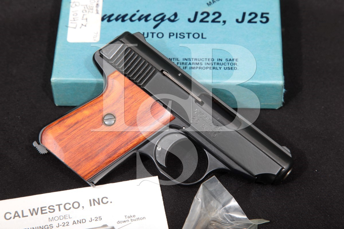Jennings/Bryco Model 25, Blue 2 1/2" Semi-Automatic Compact Magazine ...