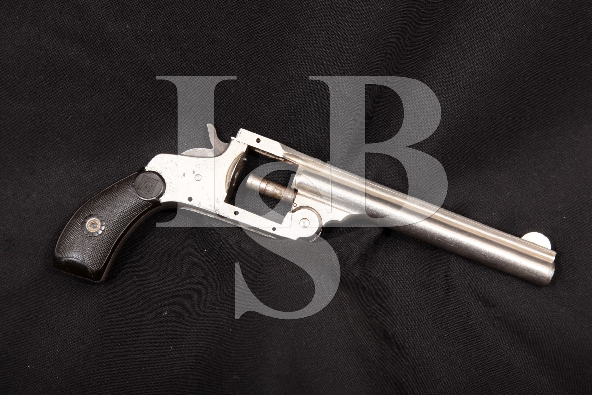 Harrington & Richardson H&R Small Frame Top Break, Nickel 5" Single ...