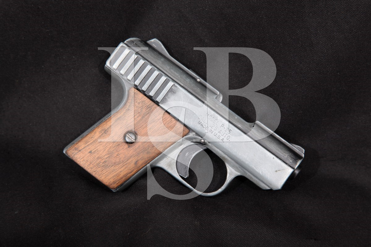 Raven Arms Model P-25, Blue 2 1/2" Blowback Semi-Automatic Magazine Fed ...