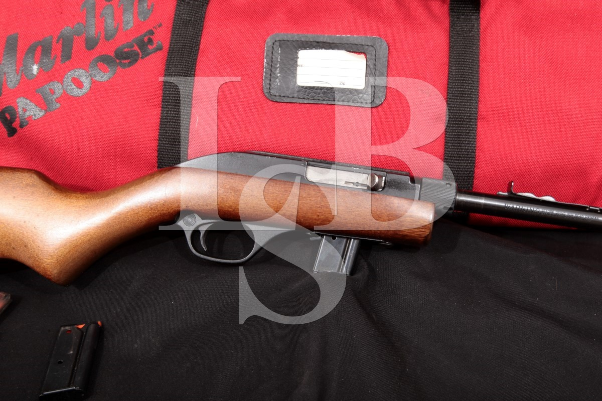 Marlin Firearms Model 70p "Papoose", Blue & Black 16 1/4" Takedown Semi ...