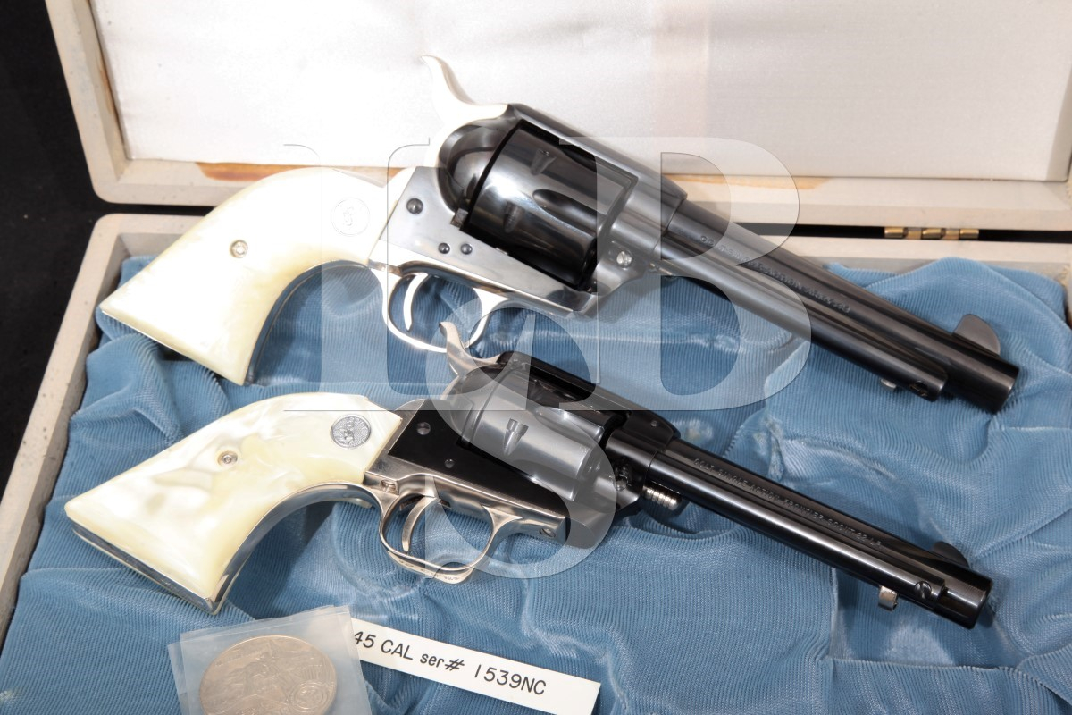 Colt Cased Set Nevada Centennial Single Action Army Frontier Scout ...