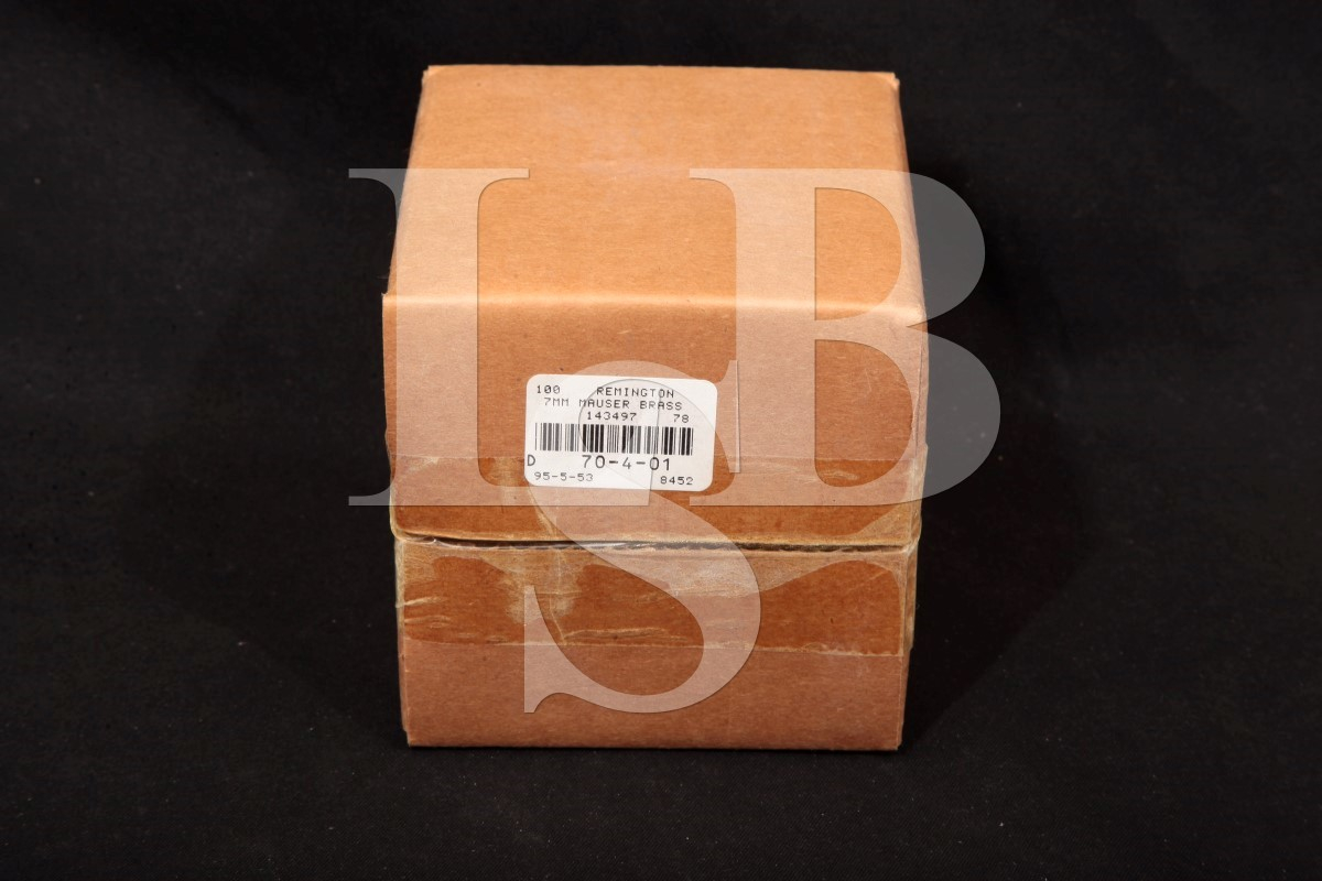 100x 7mm Mauser Remington Brass Cases In Factory Box 7x57mm Ammunition ...