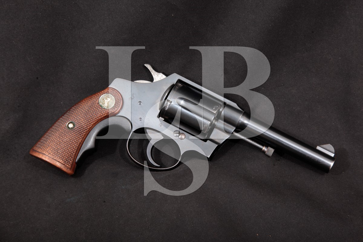 Colt Police Positive Special 2nd Issue, Blue 4" 6-Shot Sa/Da Double ...