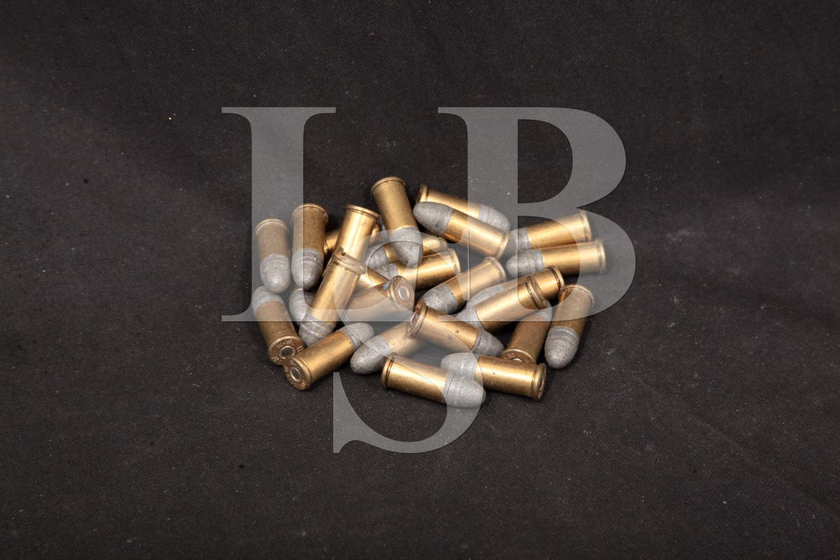 26x .38 Short Colt Vintage W-W Ammunition Bulk Pack No Boxes Lead Rn ...