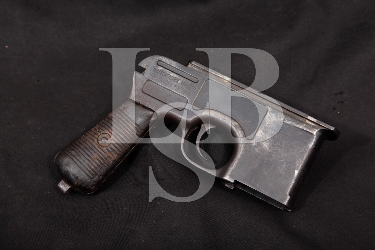 Mauser C96 Broomhandle Late Post-War Bolo Frame, Refinished Sa Semi ...