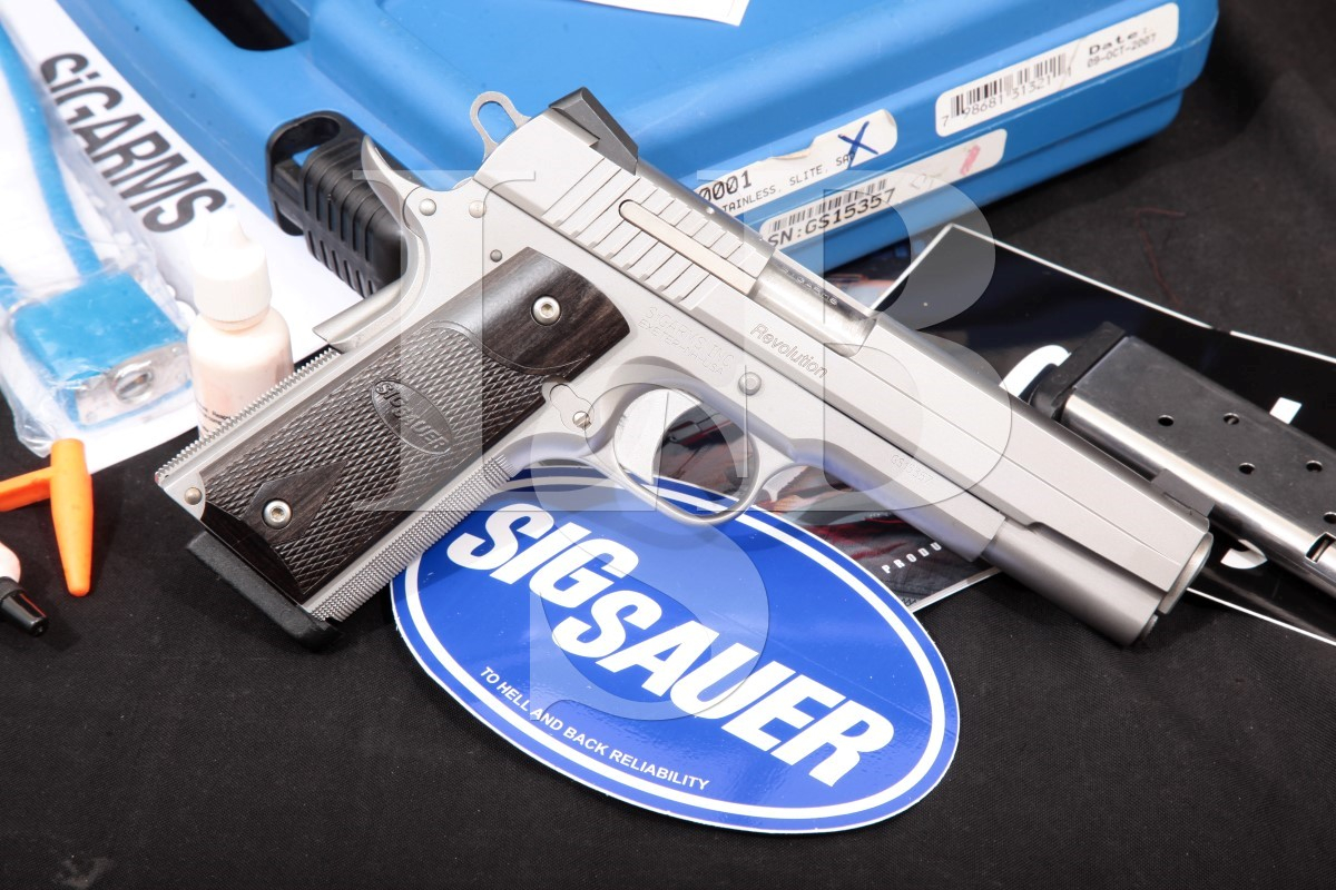 Sig Sauer Gsr Revolution 1911, Stainless 5" Sa Single Action Semi ...