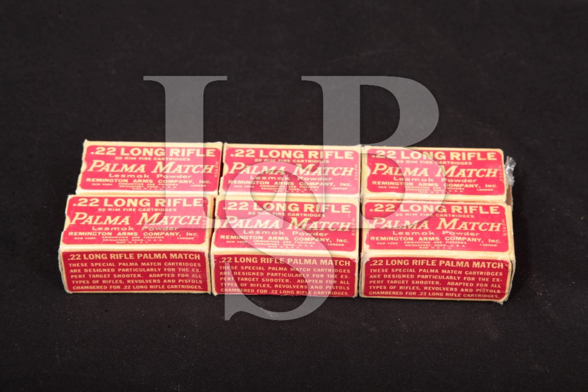 285x .22 Long Rifle Rem. Collectable Palma Match Ammunition Lead Round ...