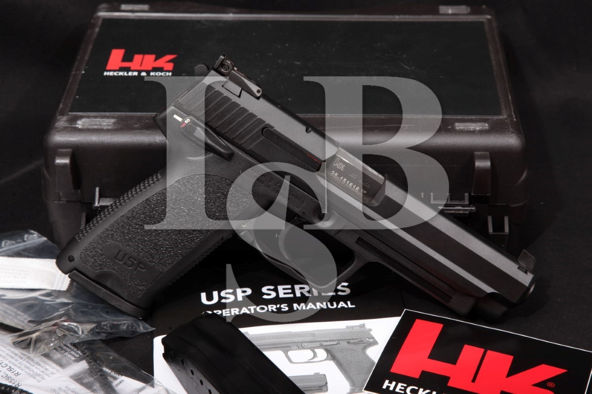 Heckler & Koch H&K Hk Model Usp45 Usp-45 Expert V1, Black 5.2" Sa/Da ...