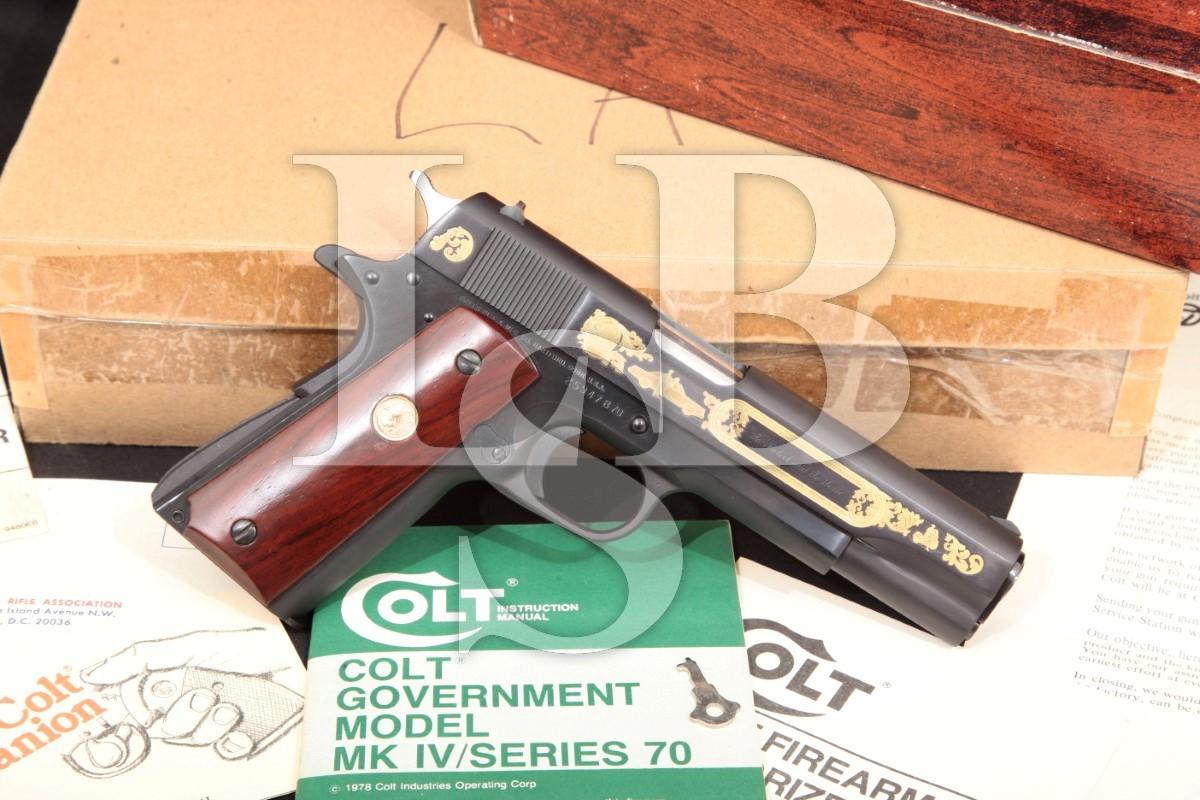 Colt Lapd Special Edition Mk Iv Mkiv Series '70 Government 1911, Blue ...