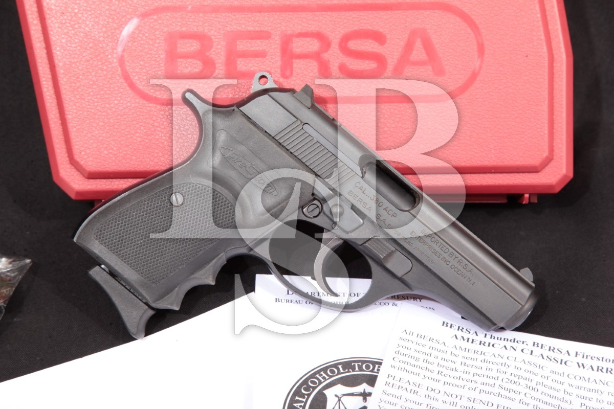 Bersa Model Firestorm, Black 3 1/2" Sa/Da Single Double Action Semi ...