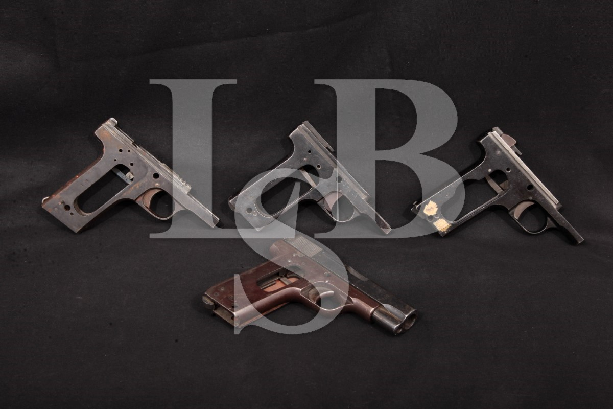 Eibar Ruby/Unique 17, Blue Semi-Automatic Pistol Frames, Mfd Varies Atf ...