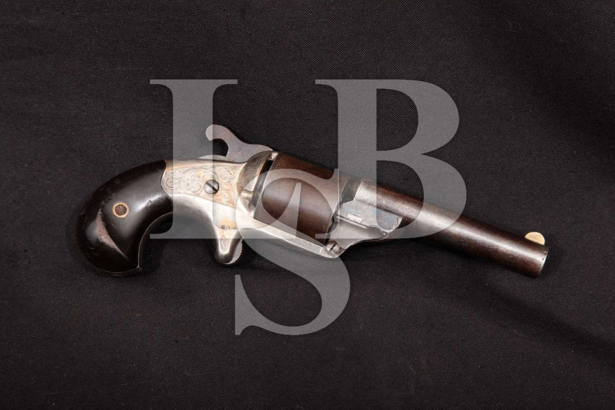Moore'S Patent Firearms Co. Front Loading Teat-Fire Revolver, Blue ...