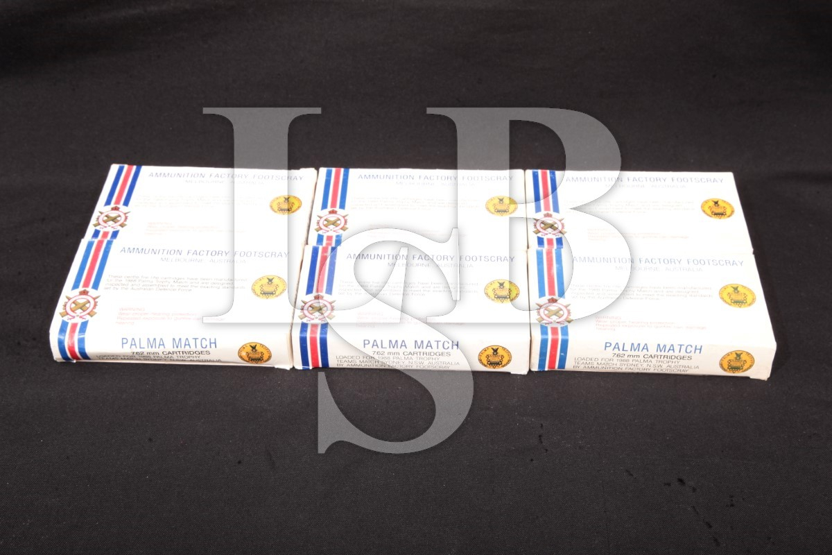 120x 7.62x51mm 1988 Palma Match Ammunition .308 Fmj 7.62 Nato Ammo In ...