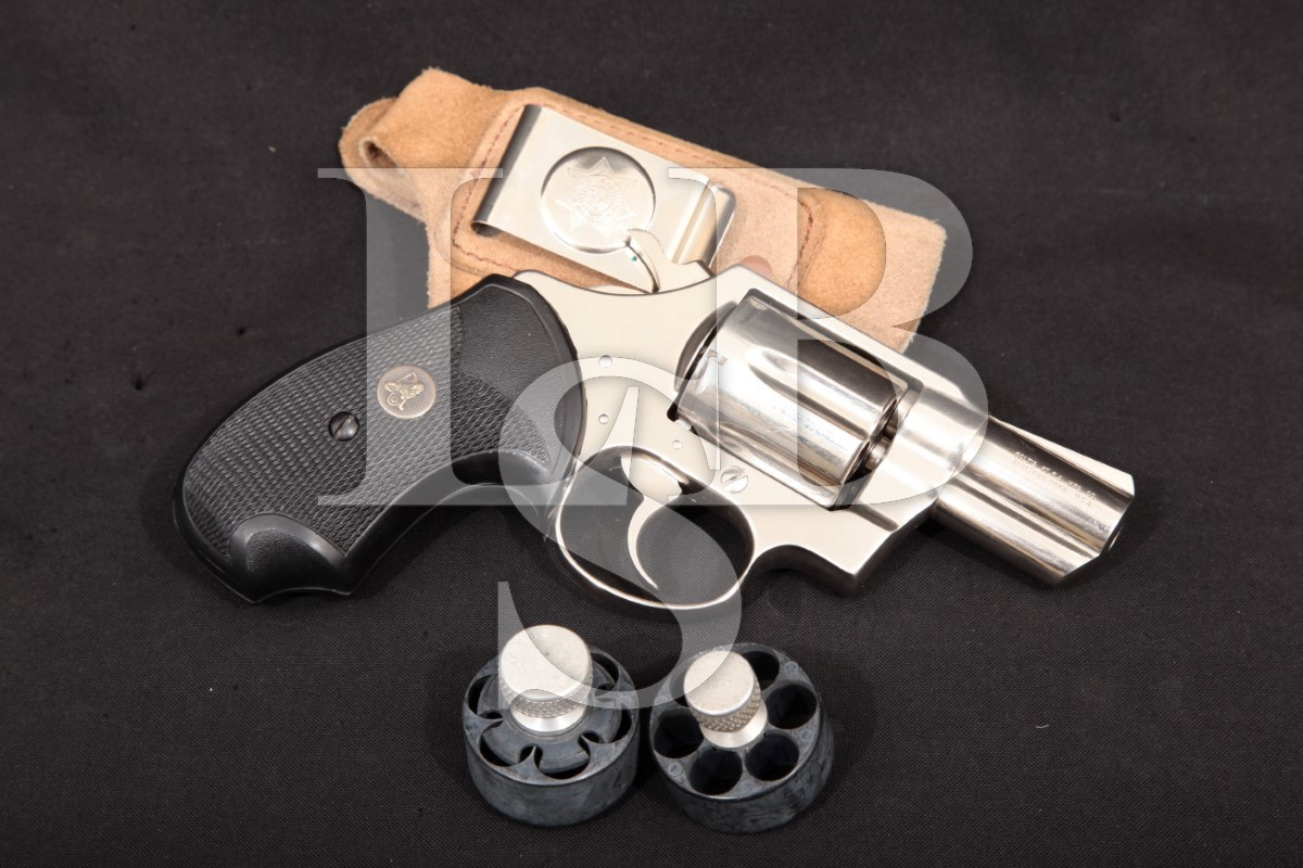 Colt Model Cobra 2nd Issue, Nickel 2" 6-Shot Sa/Da Double Action ...