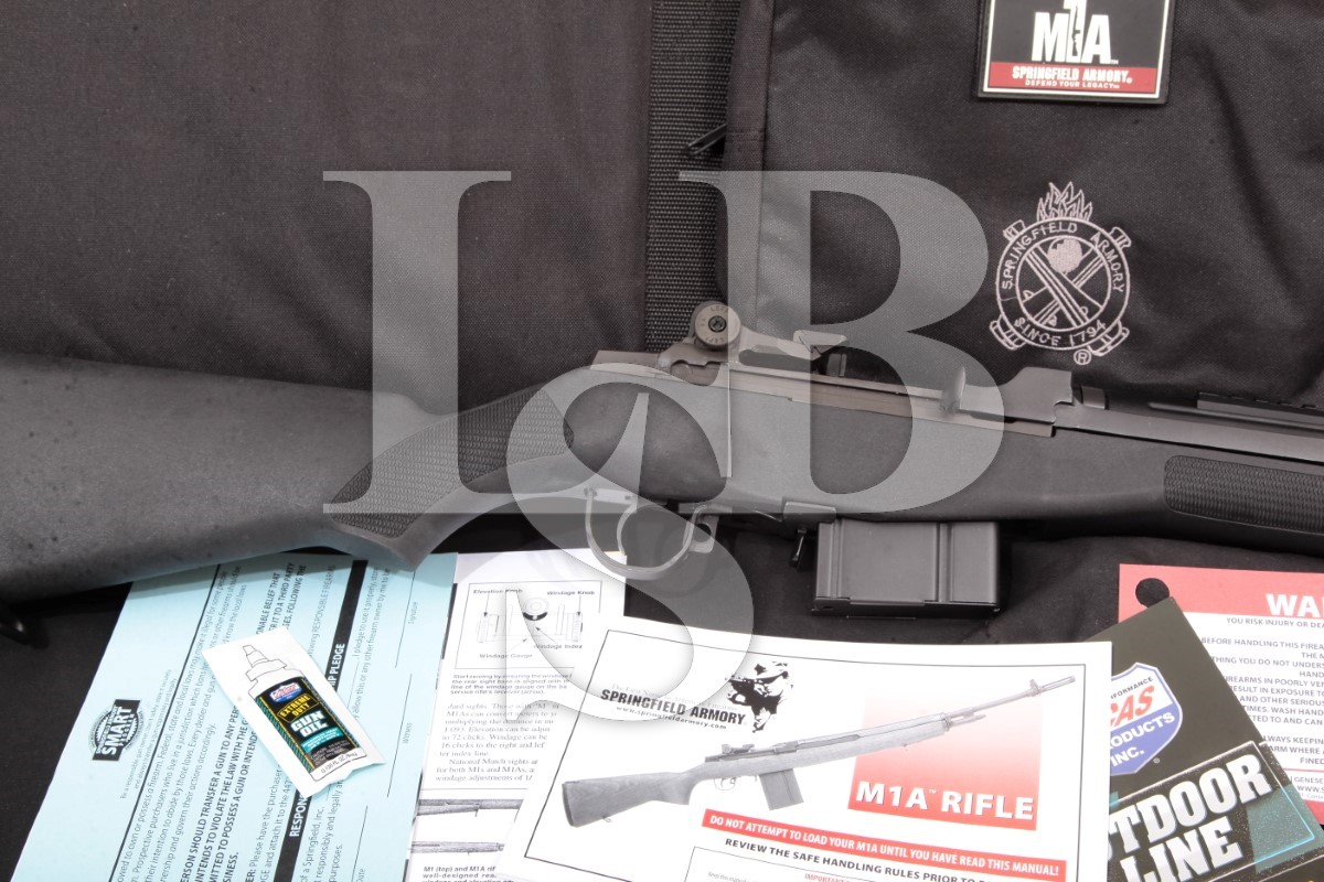 Springfield Armory M1a Scout Squad, Fwd Scope Base, Nm Sight, Soft Case ...