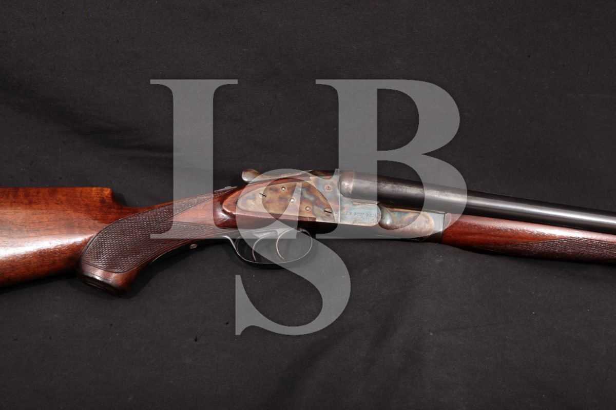 Baker Gun Co Model Batavia Leader, Blue & Case Color 28" Sidelock Sxs ...
