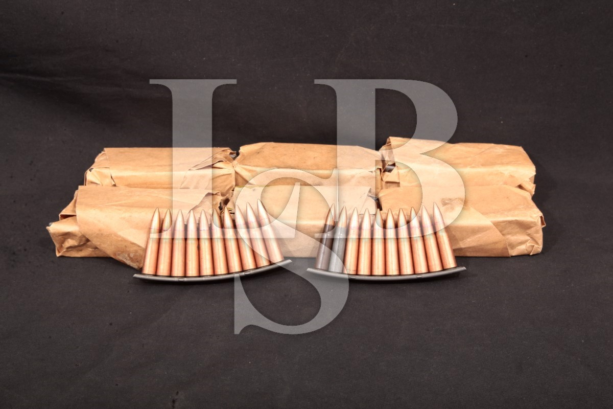 200x 7.62x39mm Chinese Ammunition On 20x 10 Round Clips Copper Washed ...