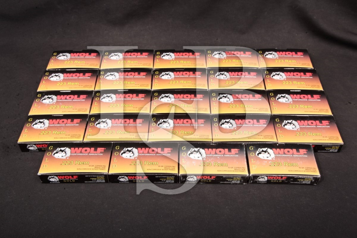 Pictures: 480x .223 Rem. Ammunition Wolf Gold 55 Grain Fmj Bullets ...