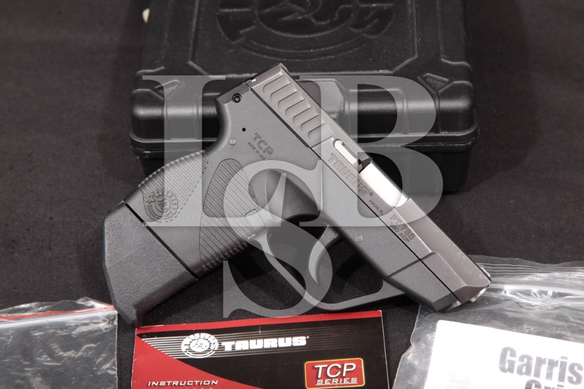 Pt-738 Tcp Taurus Compact Pistol, Matte Blue & Polymer 3.3 Double ...