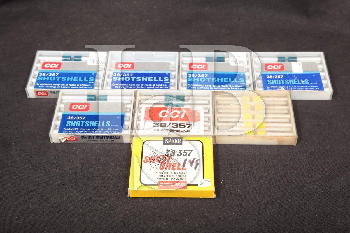 72x .38/.357 Shotshells Cci & Speer Shot Shells .38 Special, .357 ...