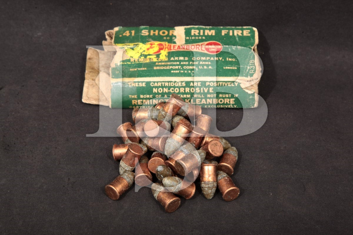 31x .41 Short Rim Fire Remington Kleanbore Ammunition And Original Box ...
