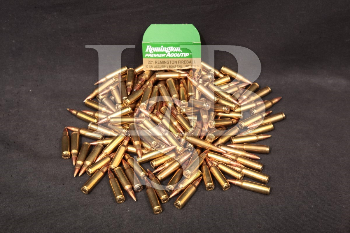 143x .221 Rem. Fireball Remington Ammunition 50 Gr. Accutip-V Boat Tail ...
