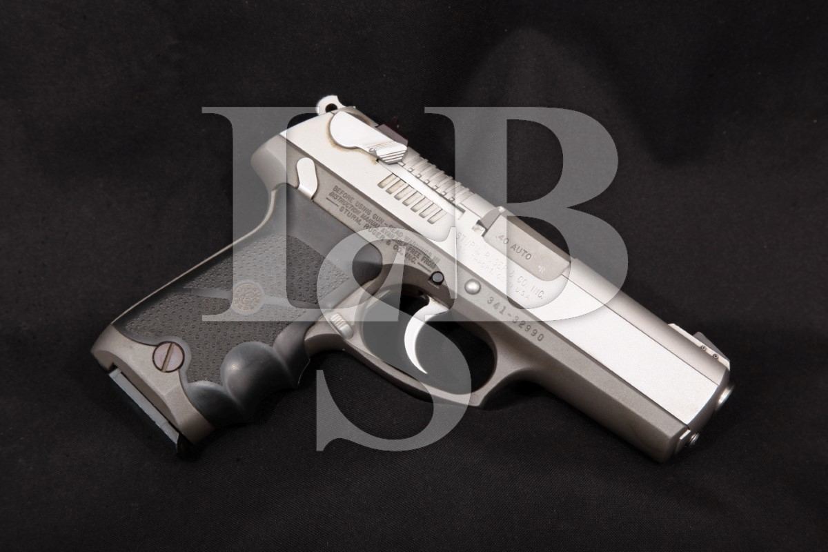 Sturm, Ruger & Co. Model P94 P-94 P944, Stainless & Alloy 4" Sa/Da Semi ...