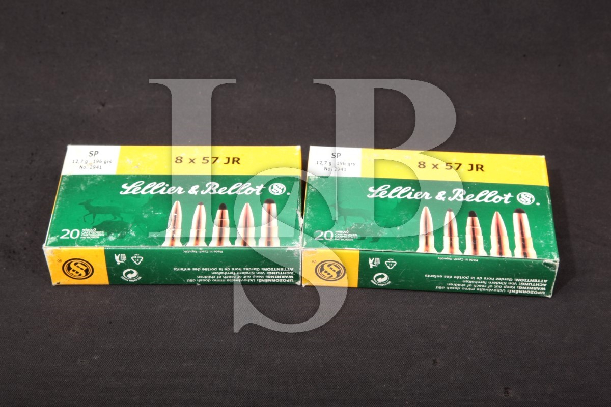 40x 8x57 Jr Ammunition Sellier & Bellot 196 Grain Jsp Bullets 8x57 Jr ...