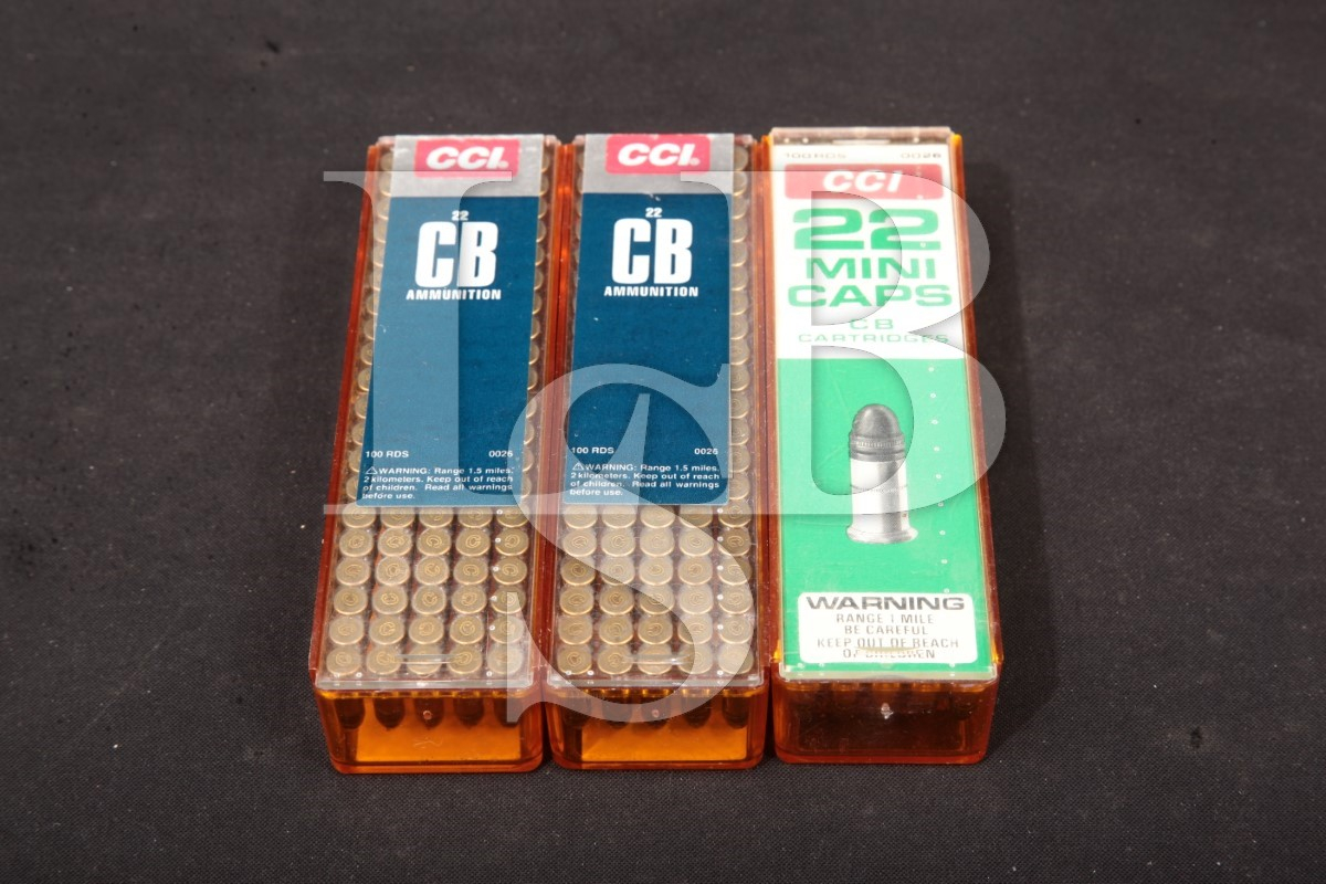 300x .22 Cb Ammunition Cci Lead Round Nose Bullets .22 Mini Caps .22 Cb ...