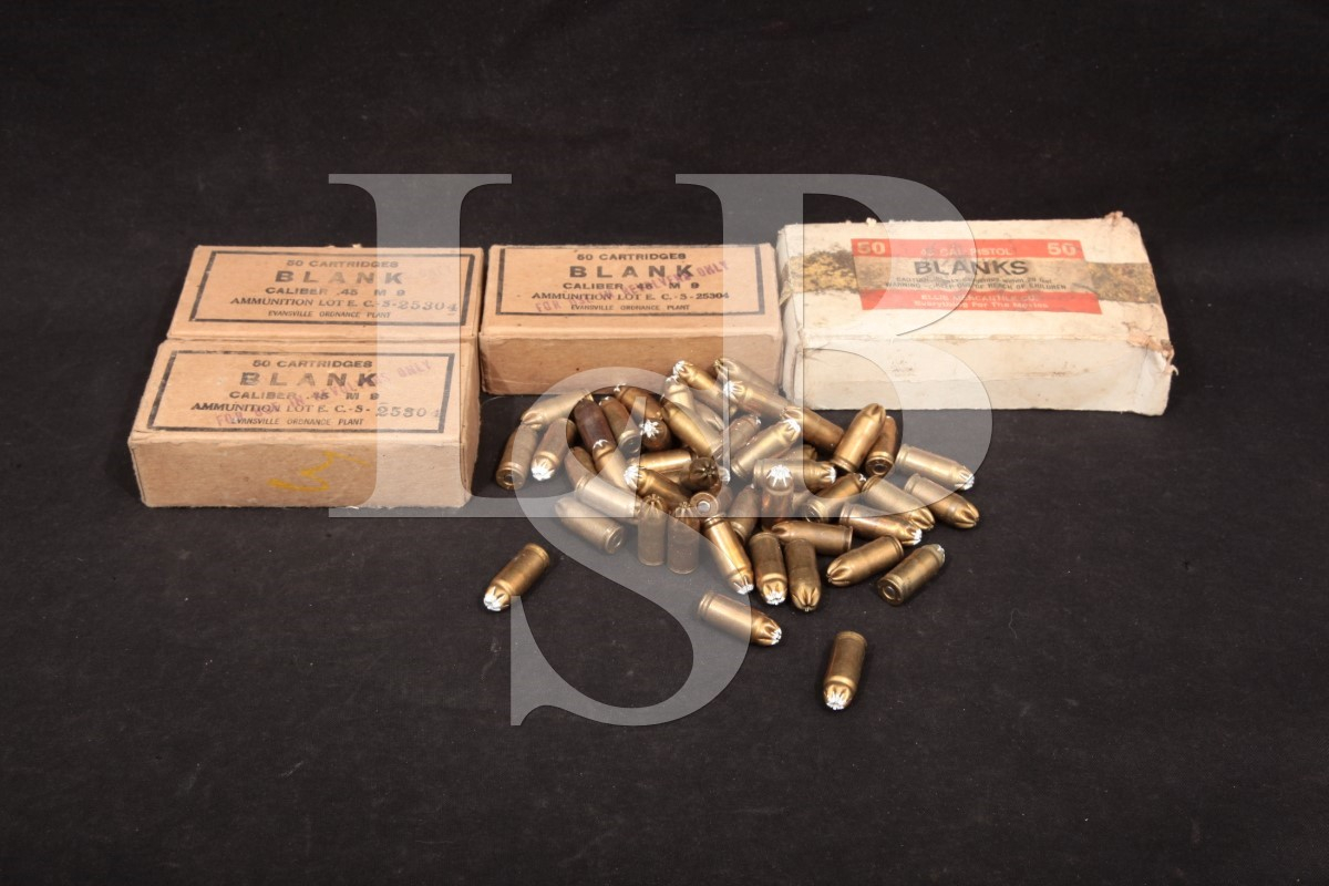 220x .45 Caliber Blank Ammunition For Revolvers .45 Blank Ammo .45 Acp ...